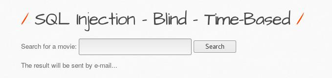 Sql Injection Blind Time Based · Teckk2